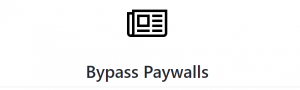 Bypass Paywalls | 越过200多个网络媒体的付费墙 - Tyooe