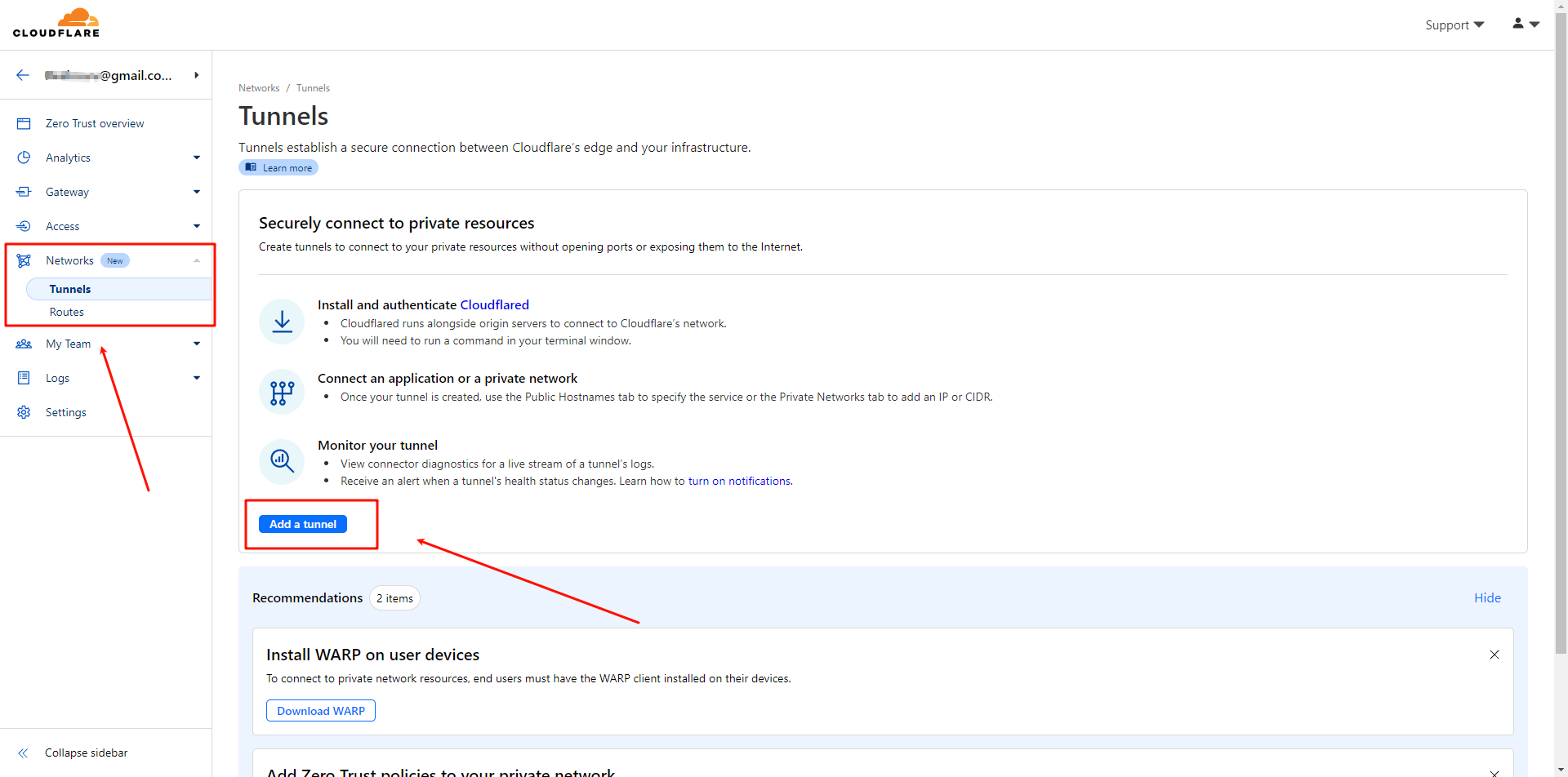 使用 Cloudflare Tunnel 进行内网穿透及反向代理 - Tyooe