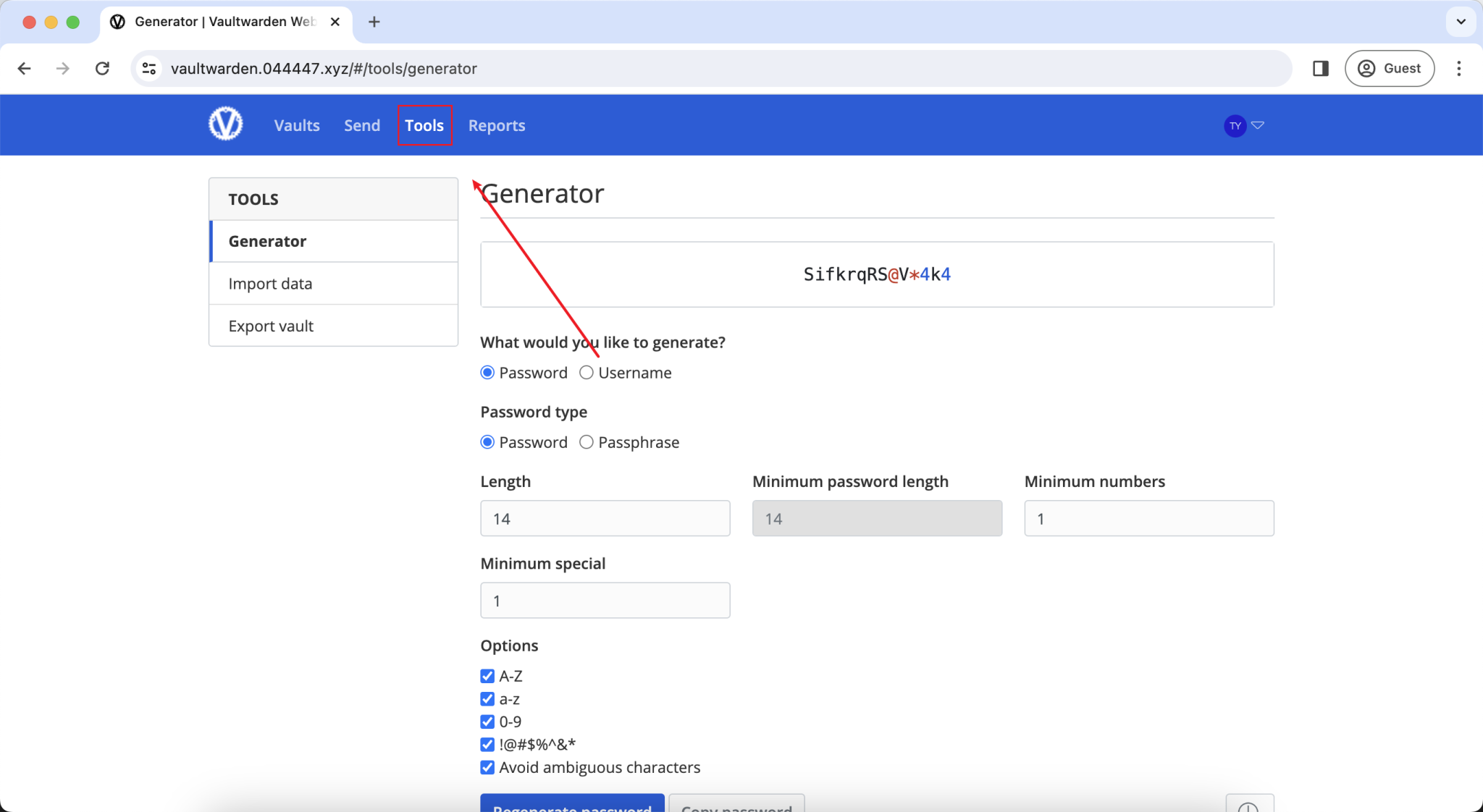 Docker 部署 Vaultwarden 密码管理器 - Tyooe