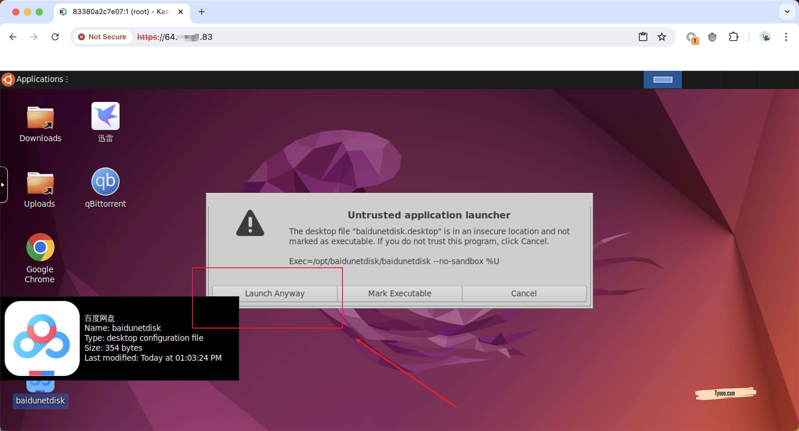 Docker 部署一个自带各种下载工具的 Ubuntu 桌面环境 - Tyooe