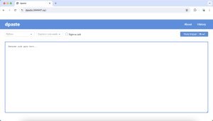 Docker 部署 Dpaste 在线剪贴板 - Tyooe
