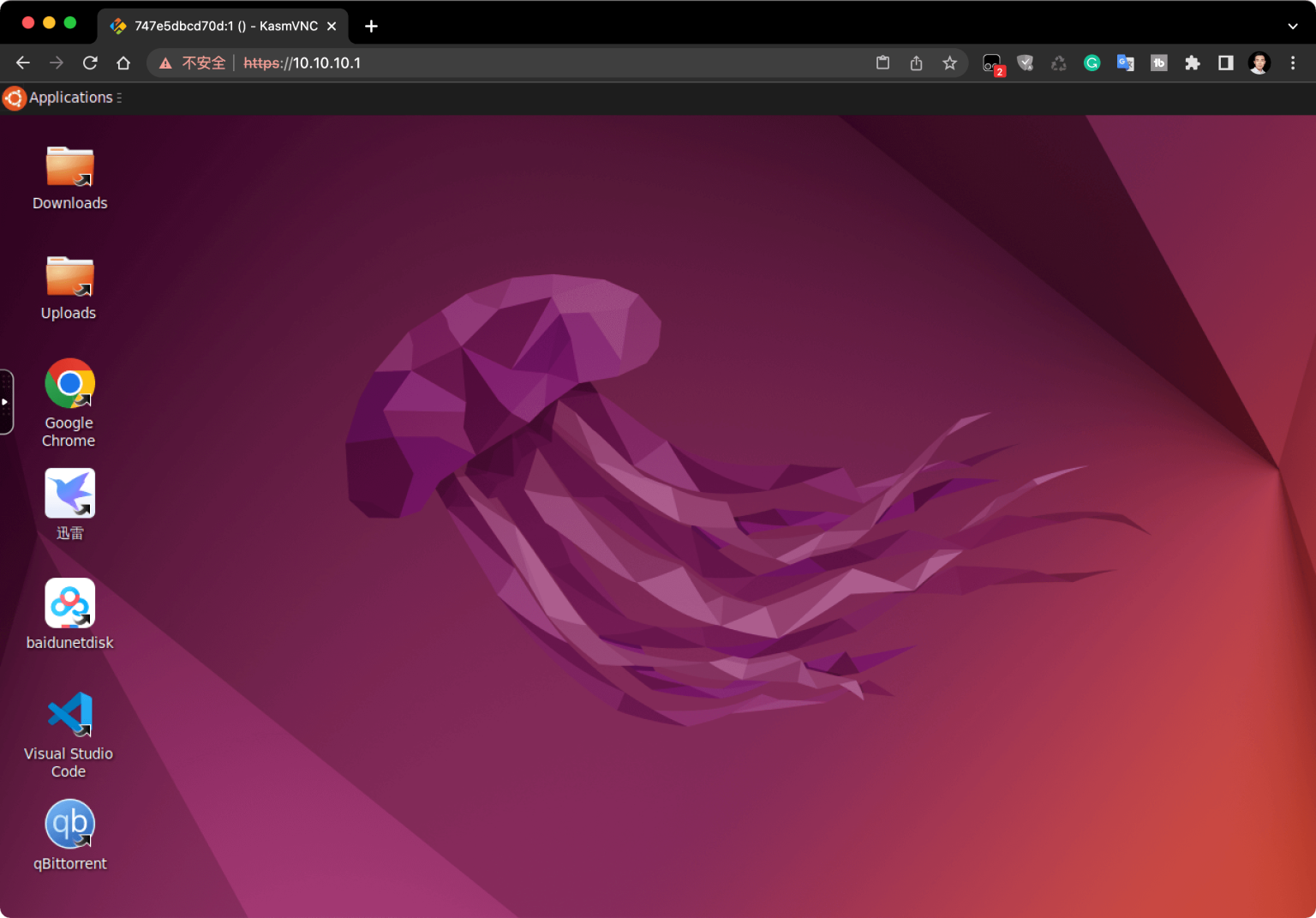 Docker 部署一个自带各种下载工具的 Ubuntu 桌面环境 - Tyooe